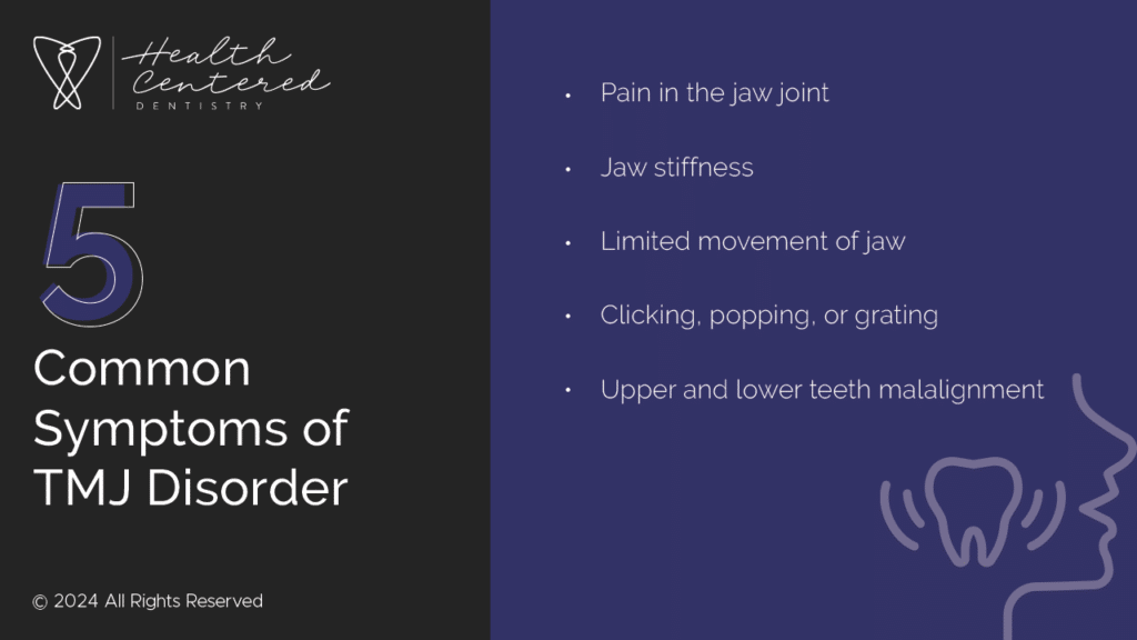 Understanding TMJ Disorder | Health Centered Dentistry